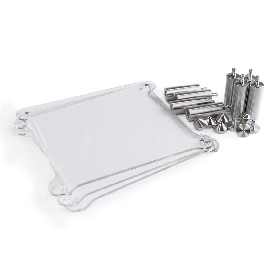 Topping rack Exquisite Acrylic Audio rack HIFI Power Amplifier Ear ...