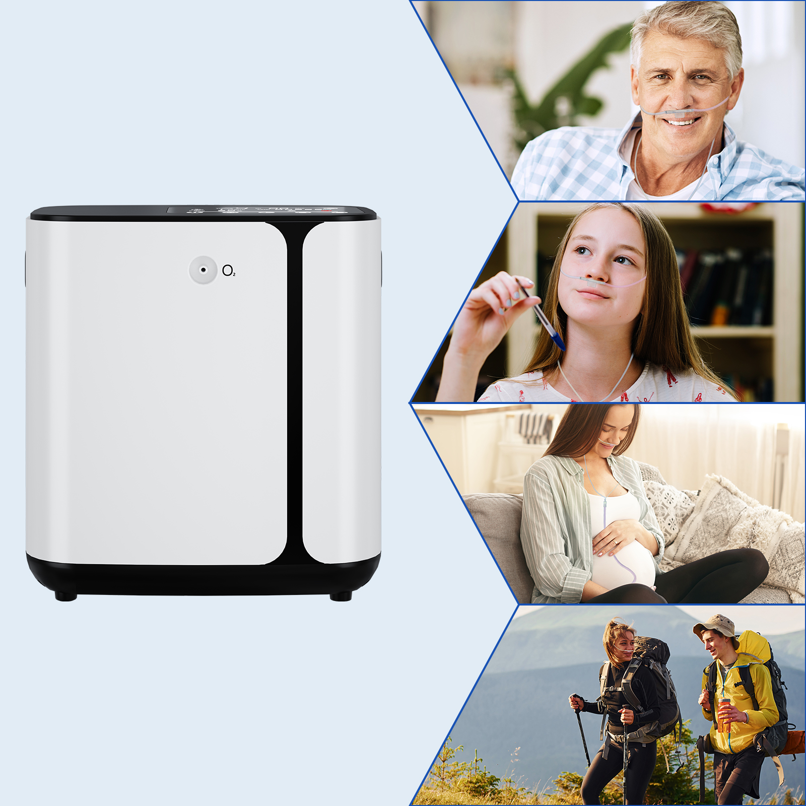 ⭐Local Warehouse+COD⭐ 1L-6L Home Oxygen Concentrator Touch Screen ...