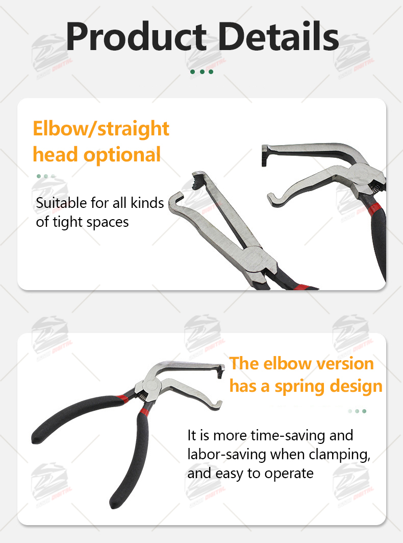 Car Electrical Disconnect Pliers Multifunction Hose Gripper Plier Long ...