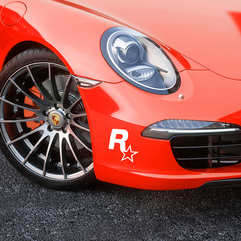 Car Sticker Modification Game Peripheral Gta5 Racing Car R Star Car ...