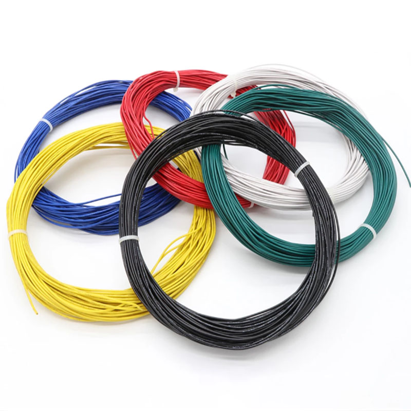 UL1430 Electronic Wire 28 26 24 22 20 18 16 AWG PVC Tinned Copper Wire Cable White/Black/Red ...