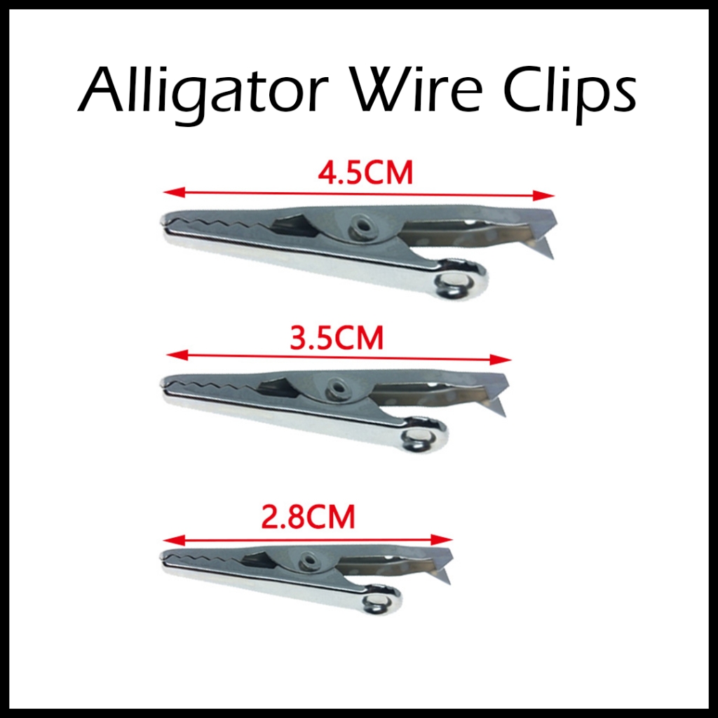 【Malaysia in stock】1 set 45mm Metal Alligator Clip G98 Crocodile ...