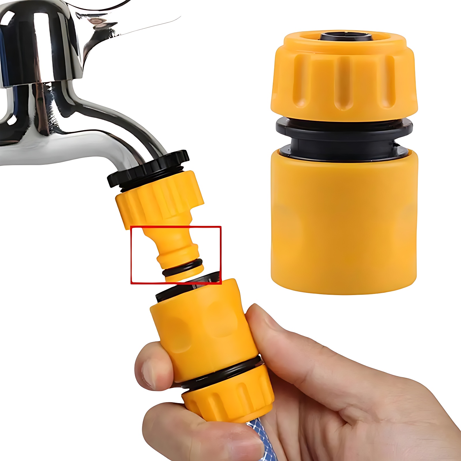 1/2" Quick Hose Connector Garden Irrigation Hose Connector Garden ...