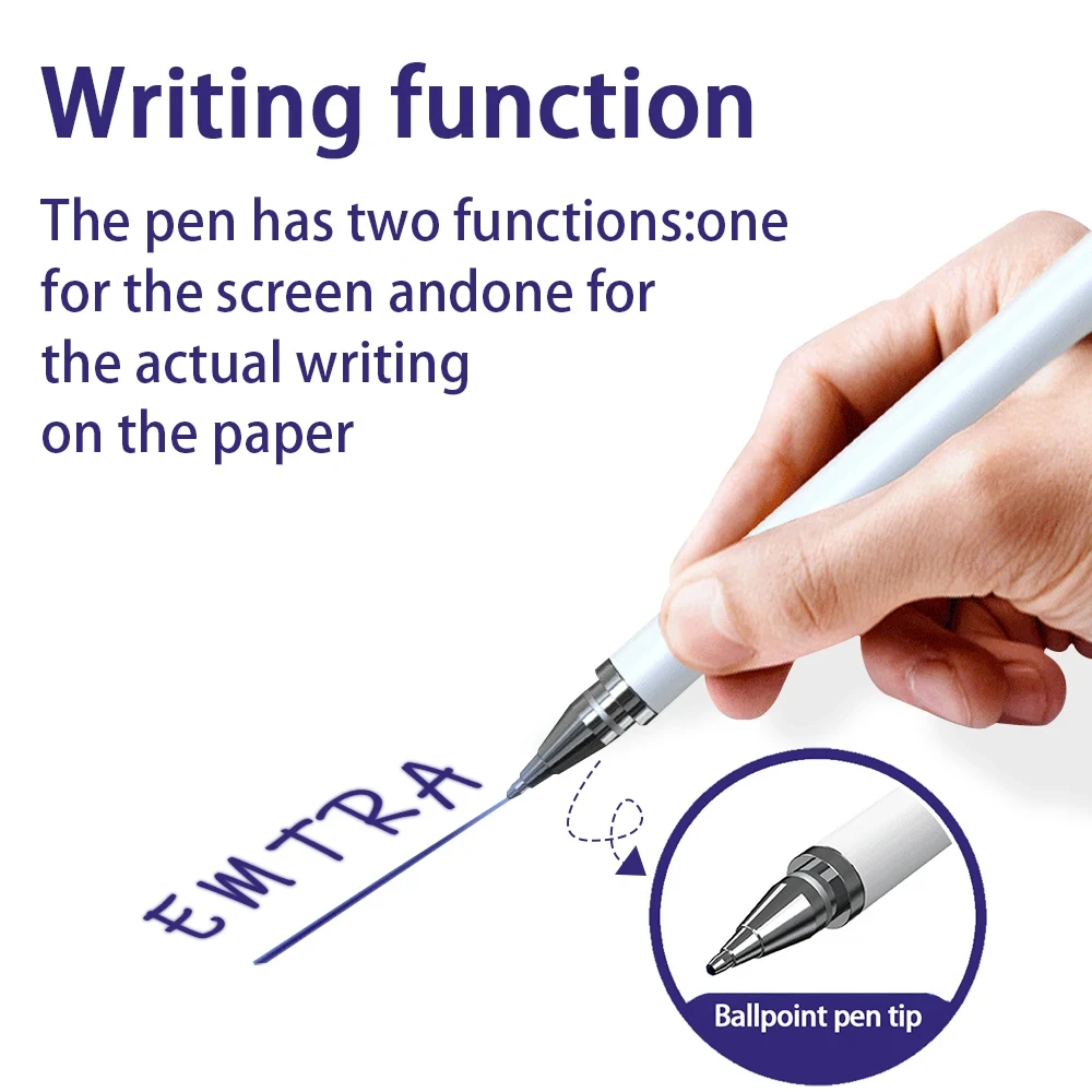 Universal 2-in-1 Smart Stylus - Works with Android & Drawing Tablets ...