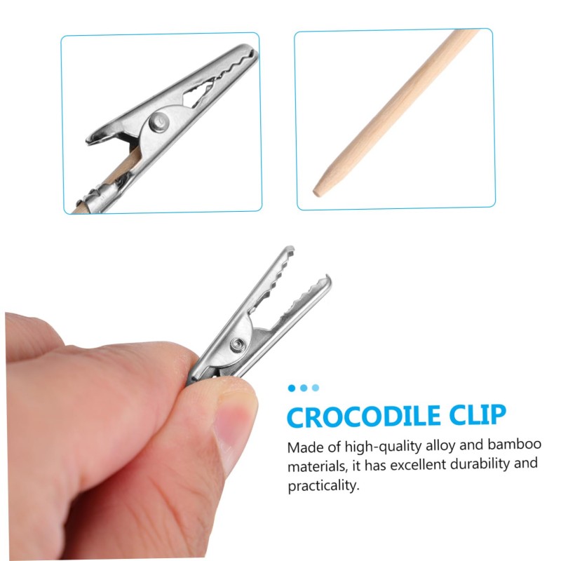 20Pcs Clips for painting Wooden Alligator Clip Sticks Stick Painting ...