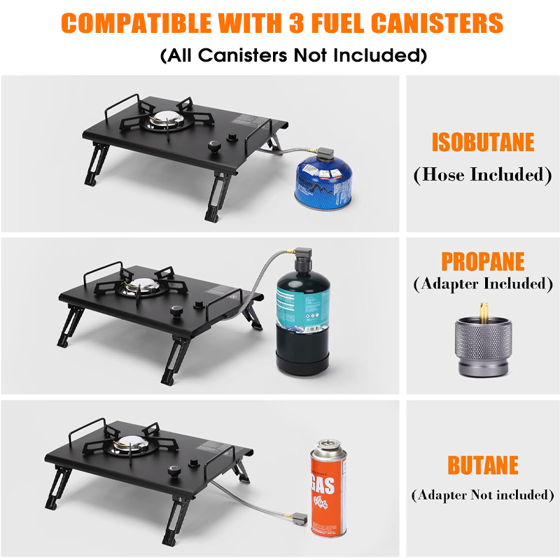 ⚡️Ready stock⚡️Camping IGT Stove 4000W Stainless Steel Portable Gas Stove IGT Modular Outdoor ...