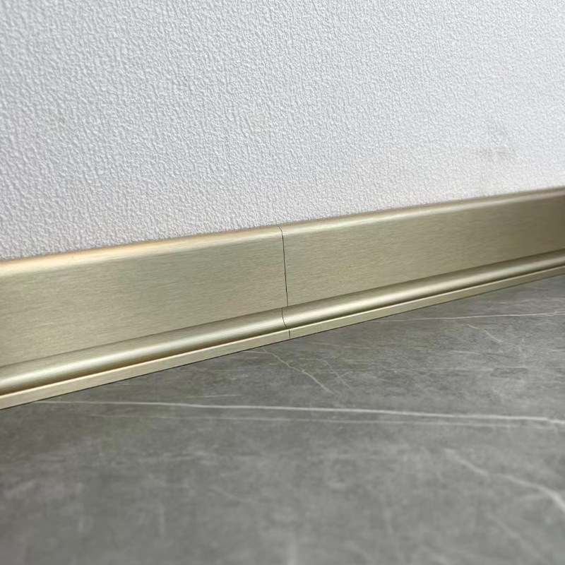 Light-emitting aluminum alloy baseboard with LED lights, floor corner ...