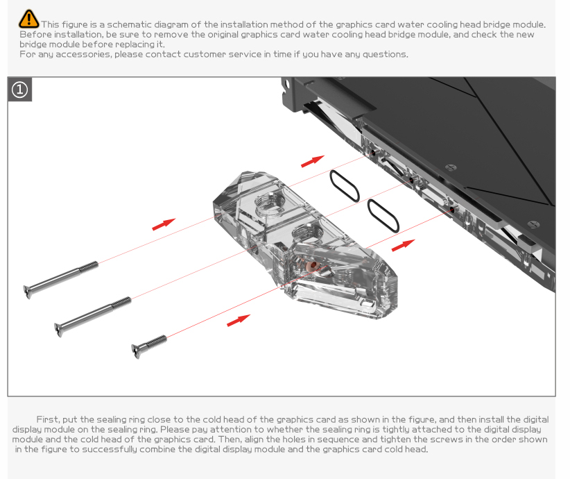 BYKSKI B-VGA-SC-X with Digital GPU Terminal Block for Computer GPU ...