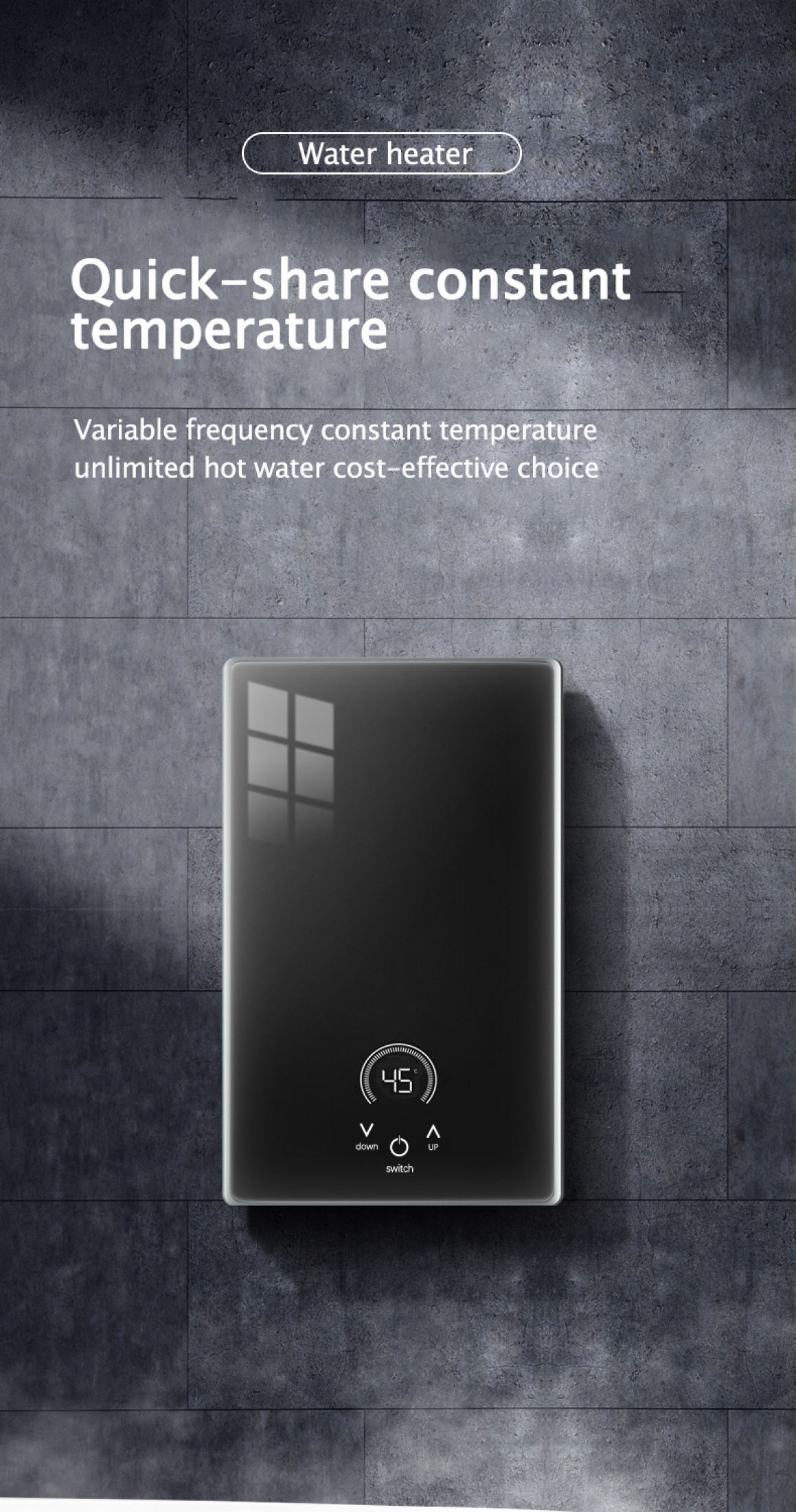 Pemanas Air Elektrik Pam Air Rumah Mod Senyap Kalis Air Instant ...