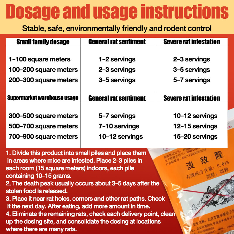 Rats all dead overnight 100g Rodent-proofing effect lasts up to 12 ...