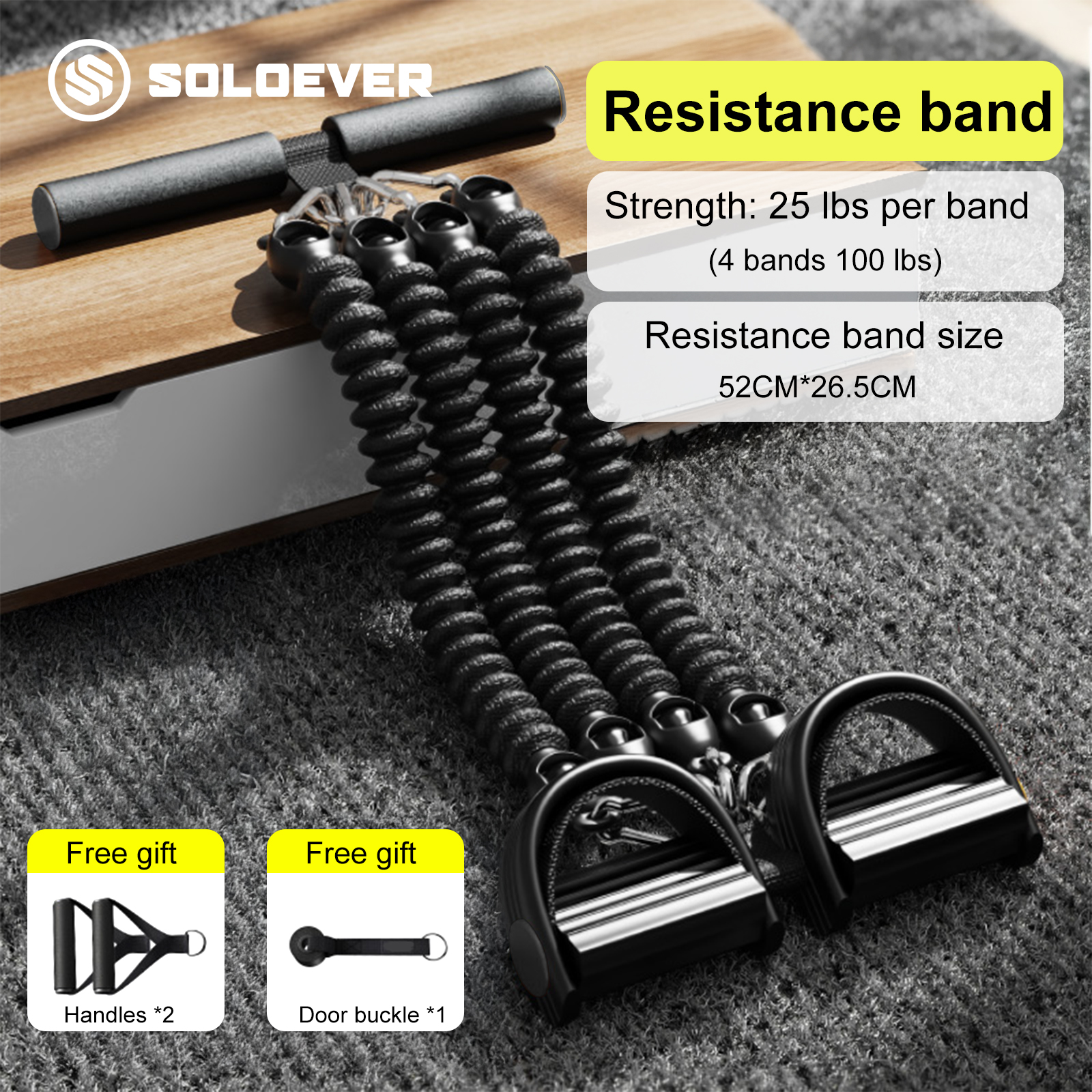 SOLOEVER Multifunctional pedal puller fitness slim belly male yoga ...
