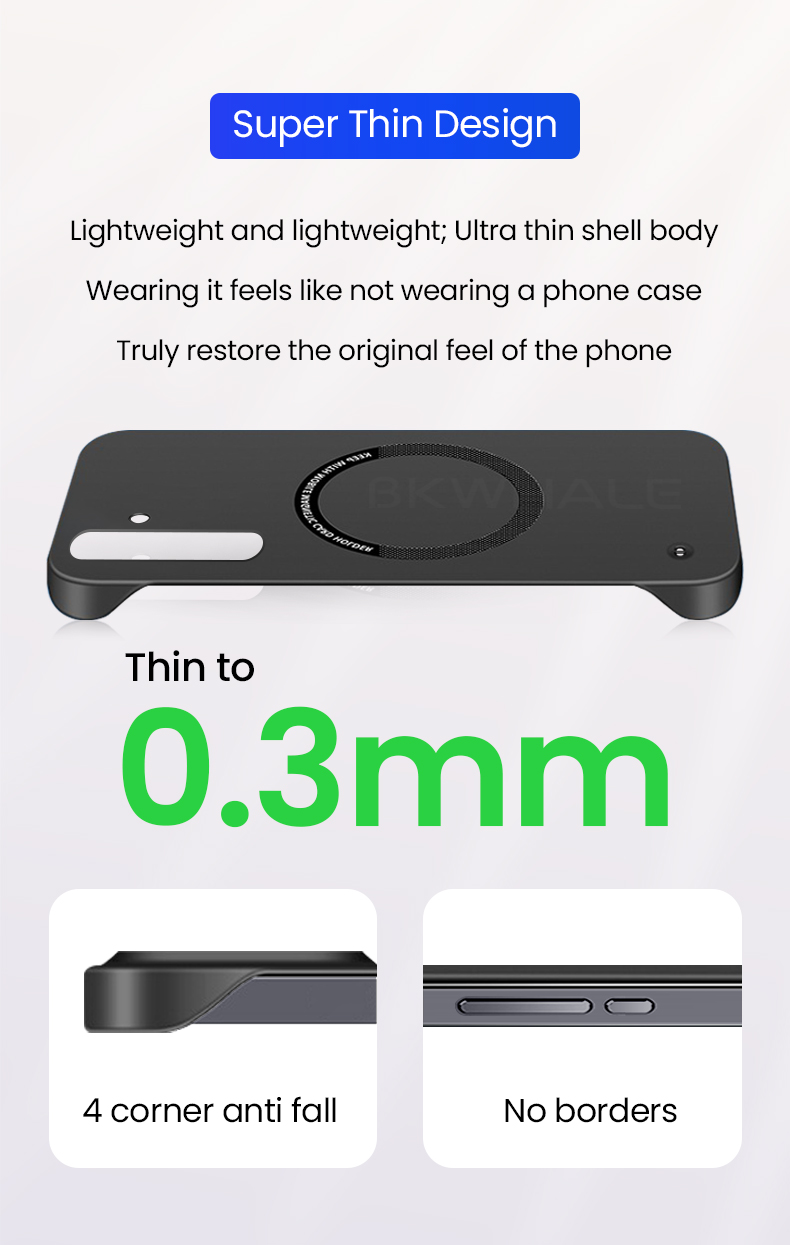 BKWHALE Magnetic Phone Case For Samsung Galaxy S25+ S25 S24 S23 S22 S21 ...