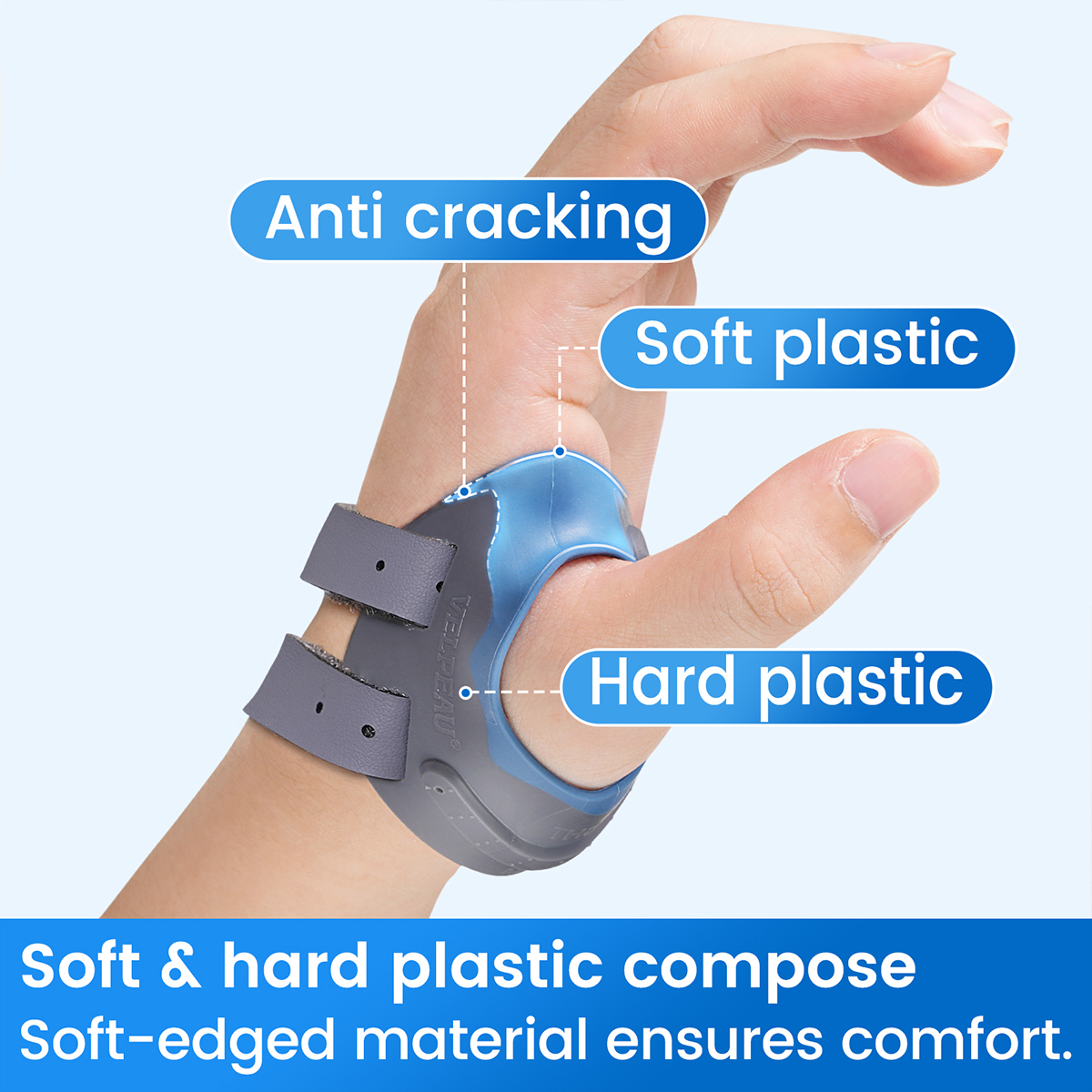 VELPEAU CMC Thumb Brace for Osteoarthritis - with Shape-memory ...