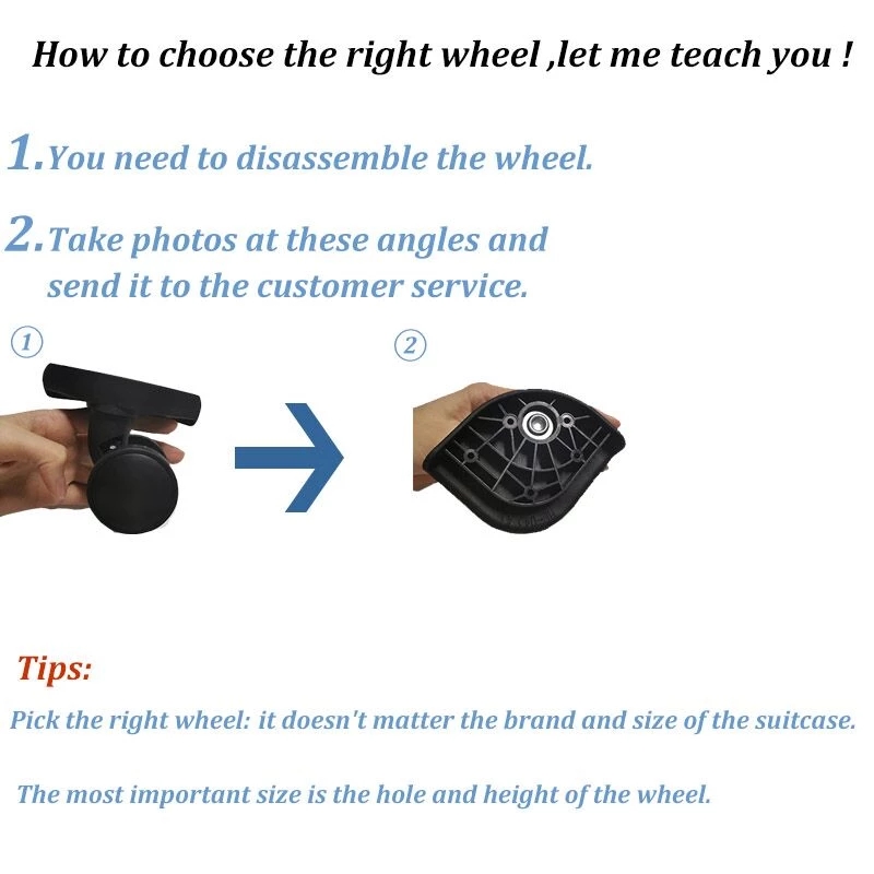 Luggage compartment wheel replacement Luggage compartment wheel ...