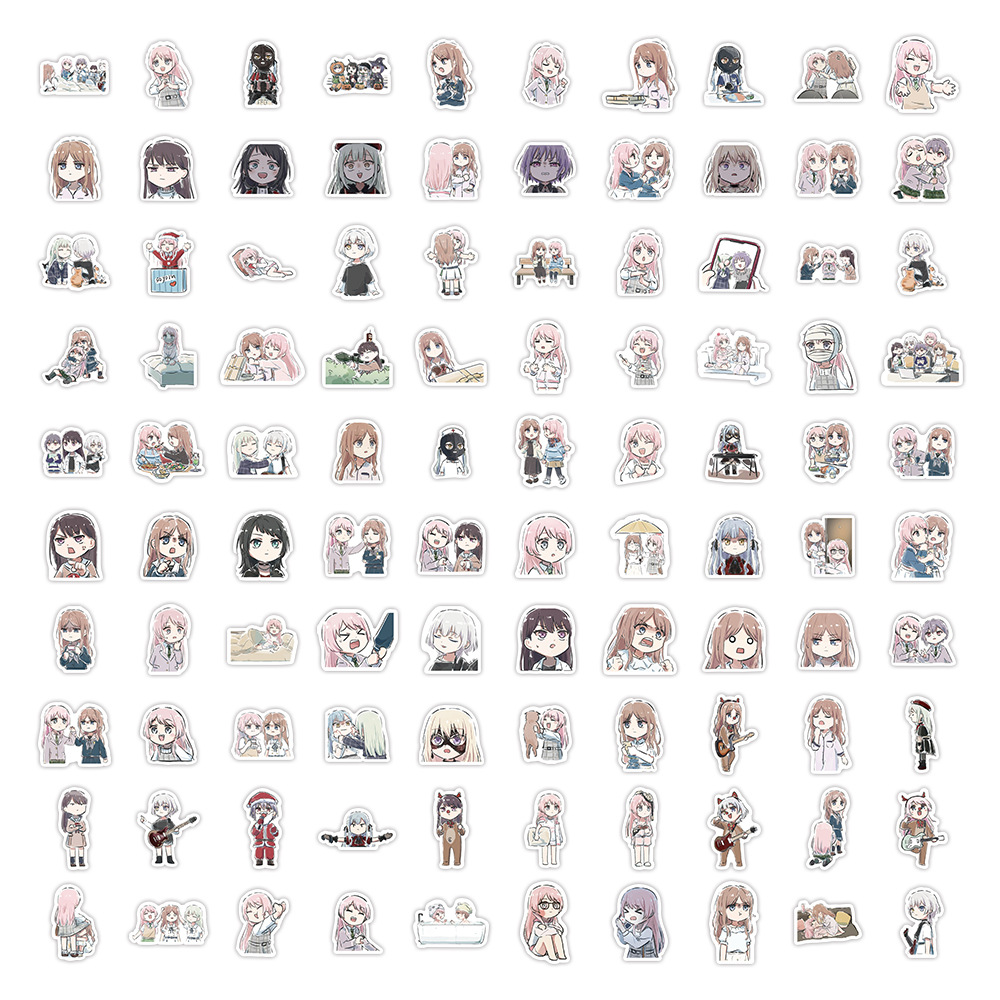 100PCS BanG Dream! It's MyGO Anime Stickers Decorative Phone Water Cup ...