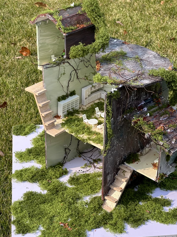 Diorama Simulation Moss Miniature Vine Green Creeper Plant Model DIY ...