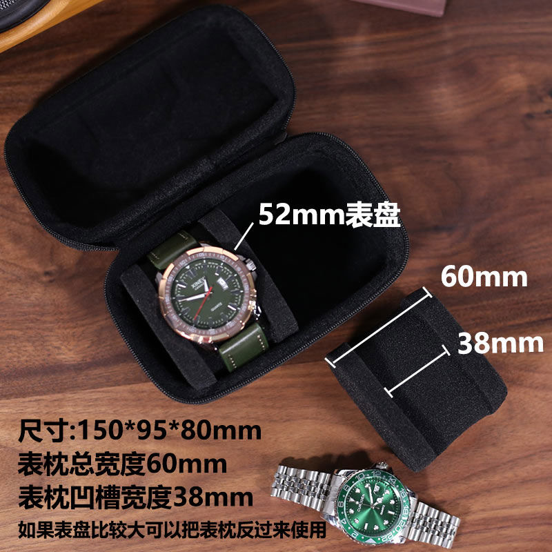 Watch Storage Box 5 Slots Waterproof Display Case Watch Organizer with ...