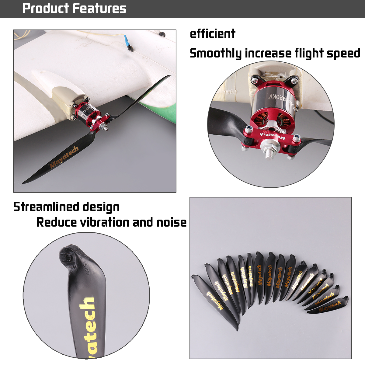 Mayatech 6MM Package for sale model aircraft metal folding propeller ...
