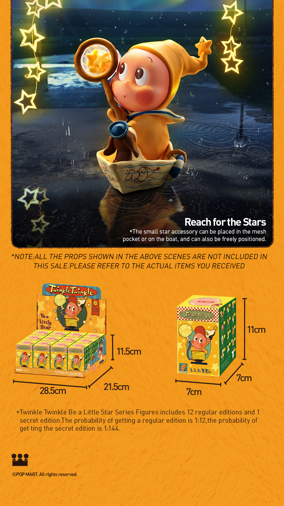 POP MART Twinkle Twinkle Be a Little Star Series Figures (Whole Set ...
