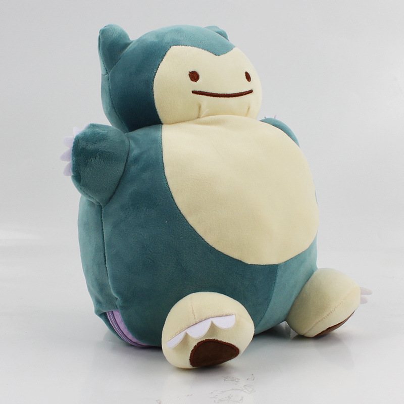 30cm Anime Pokemon Snorlax Ditto Deformation Pillow Plush Toys Doll ...