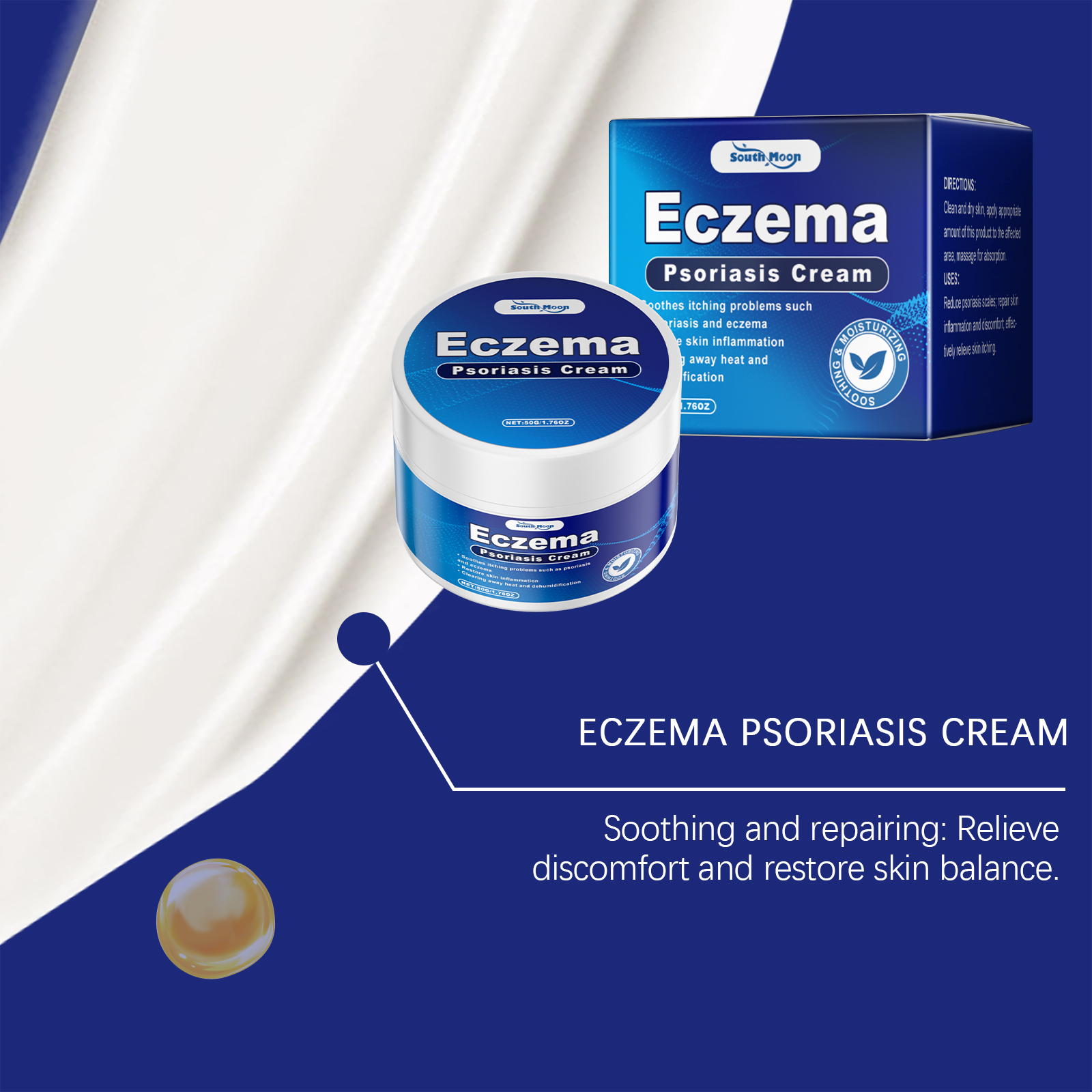 South Moon Eczema Cream Psoriasis Cream Krim Gatal Ubat Gatal kulit ...
