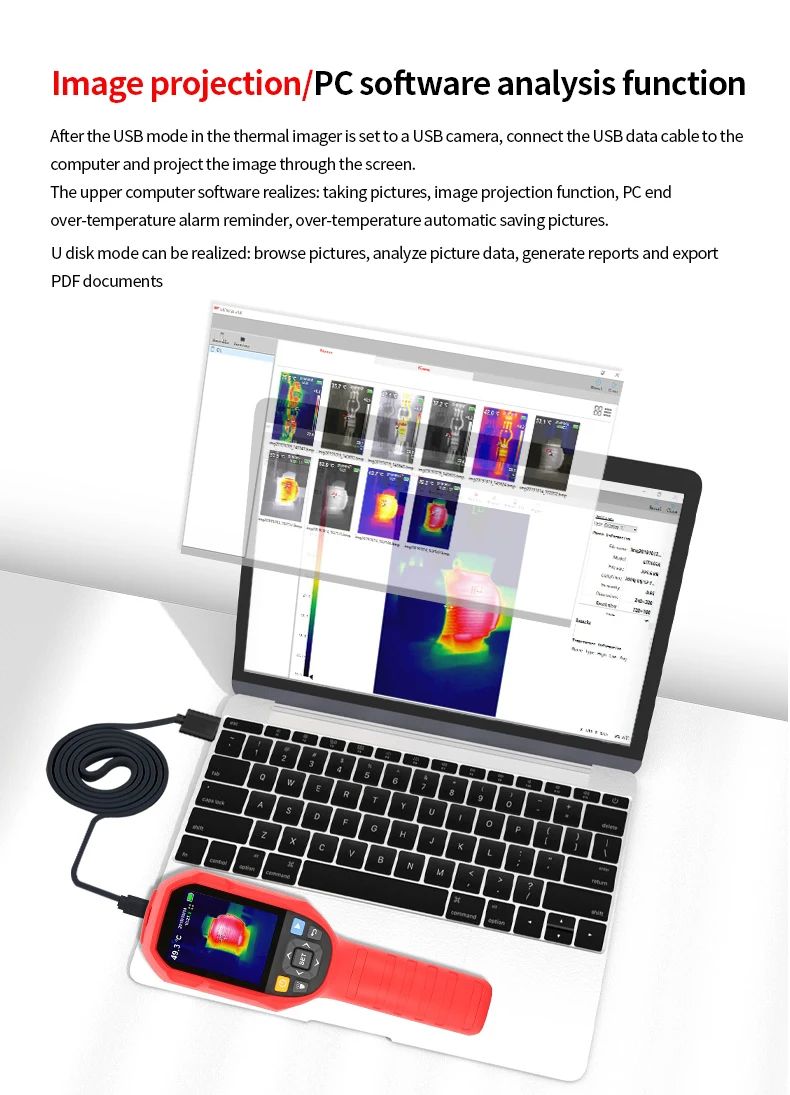 UNI-T UTi120S UTi260B Infrared Thermal Imager PCB Circuit Industrial ...