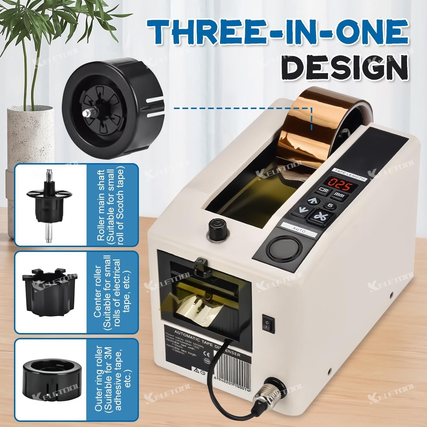 M-1000 Mesin Potong Pita Automatik Alat Pemotong Kertas Pembahagi Pita ...