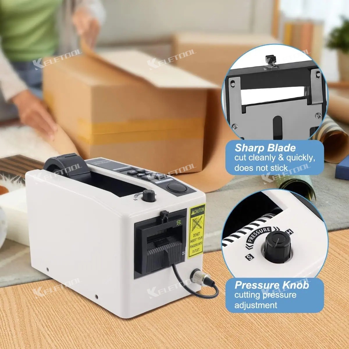 M-1000 Mesin Potong Pita Automatik Alat Pemotong Kertas Pembahagi Pita ...
