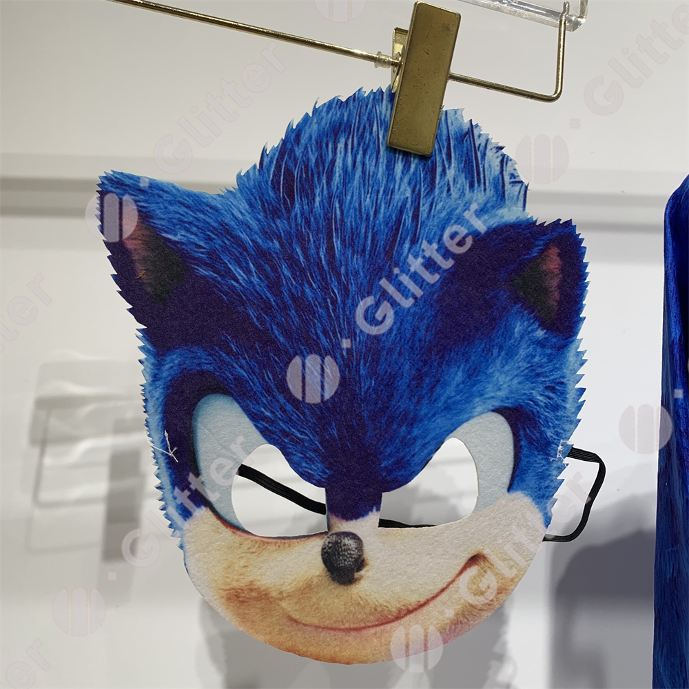 Movie Sonic the Hedgehog 3 Cosplay Costume for Kids Boy Blue Shadow the ...