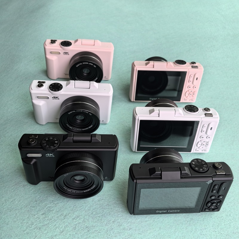 VETEK 8 Digital Camera 64MP 4K Vlogging Camera 3.0 Flip Screen 18X ...