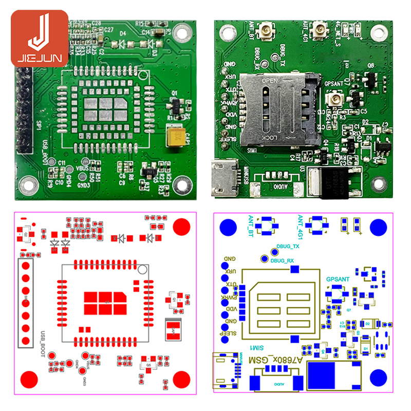 SIMcom A7680C core board Optional voice GPS positioning small size CAT1 ...