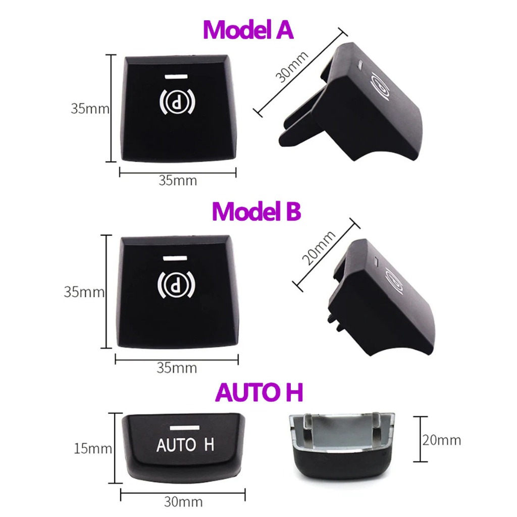 Electronic Parking Brake Switch Auto P Button Switch Cover For BMW 5 6 ...