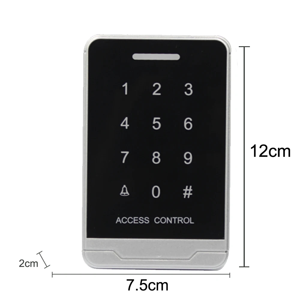 10000 User 125Khz RFID Access Control Keypad Digital Touch Panel Reader ...
