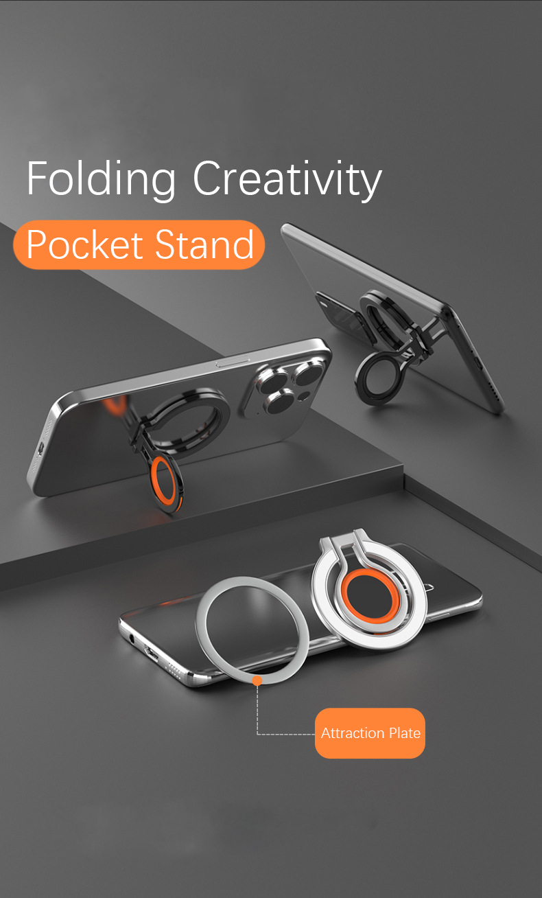 Magnetic Finger Ring Stand for Tablet, Magnetic Phone Holder, Handphone ...