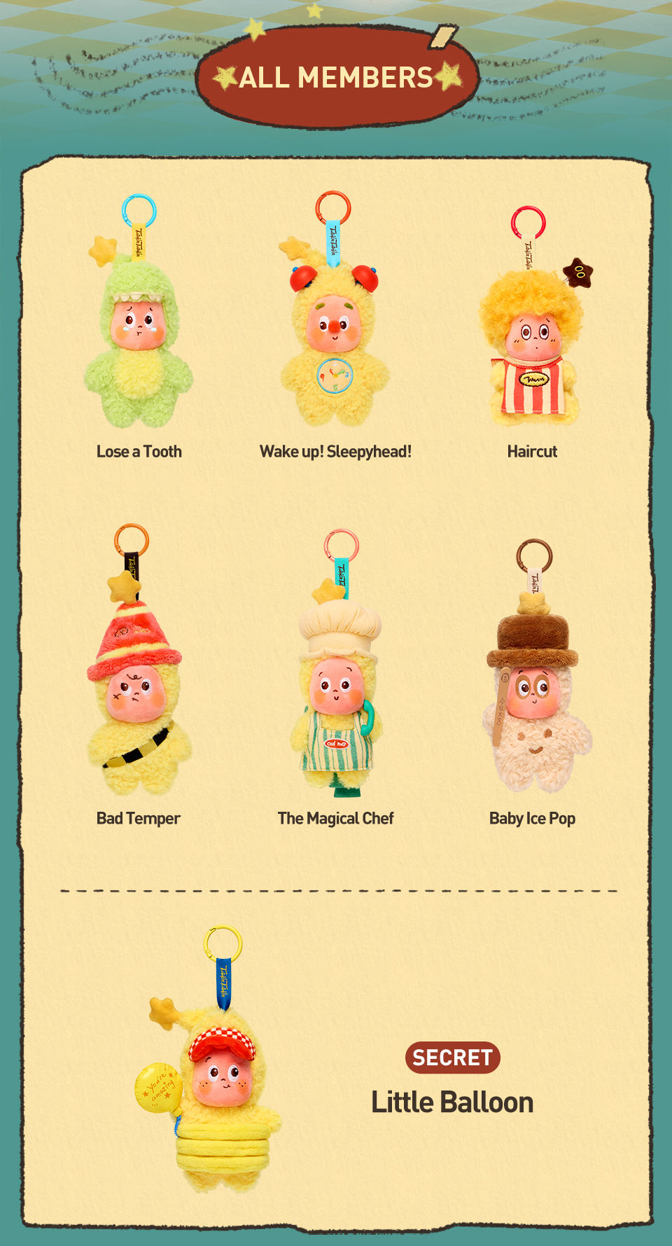 POP MART Twinkle Twinkle Be a Little Star Series - Plush Pendant Blind ...