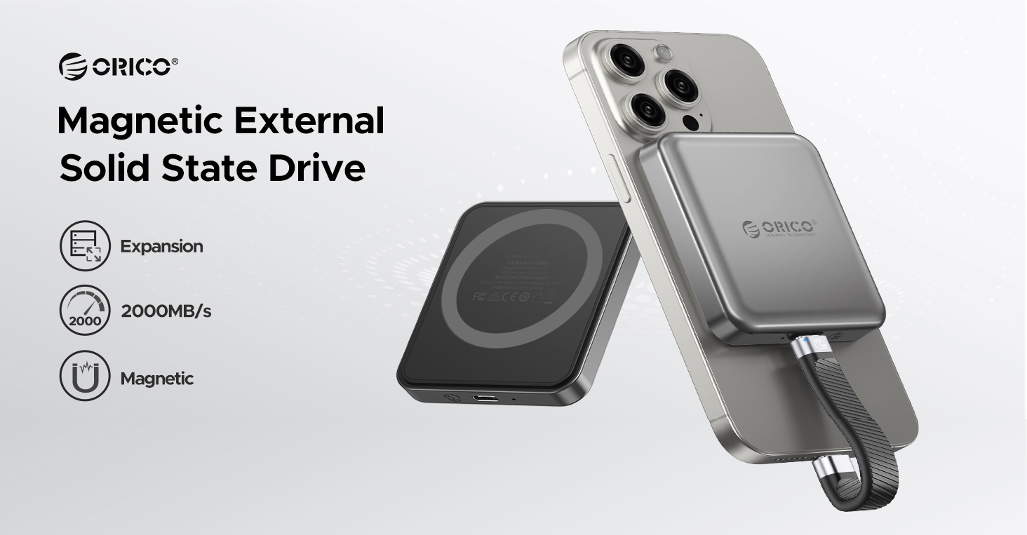 ORICO External SSD Magenetic Portable SSD 1TB 2TB 4K ProRes HDR for ...
