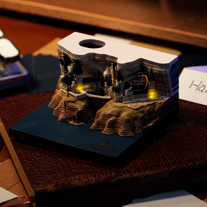 3D Paper Sculpture Tearable Sticky Notes Tearable desk calendar gift ...