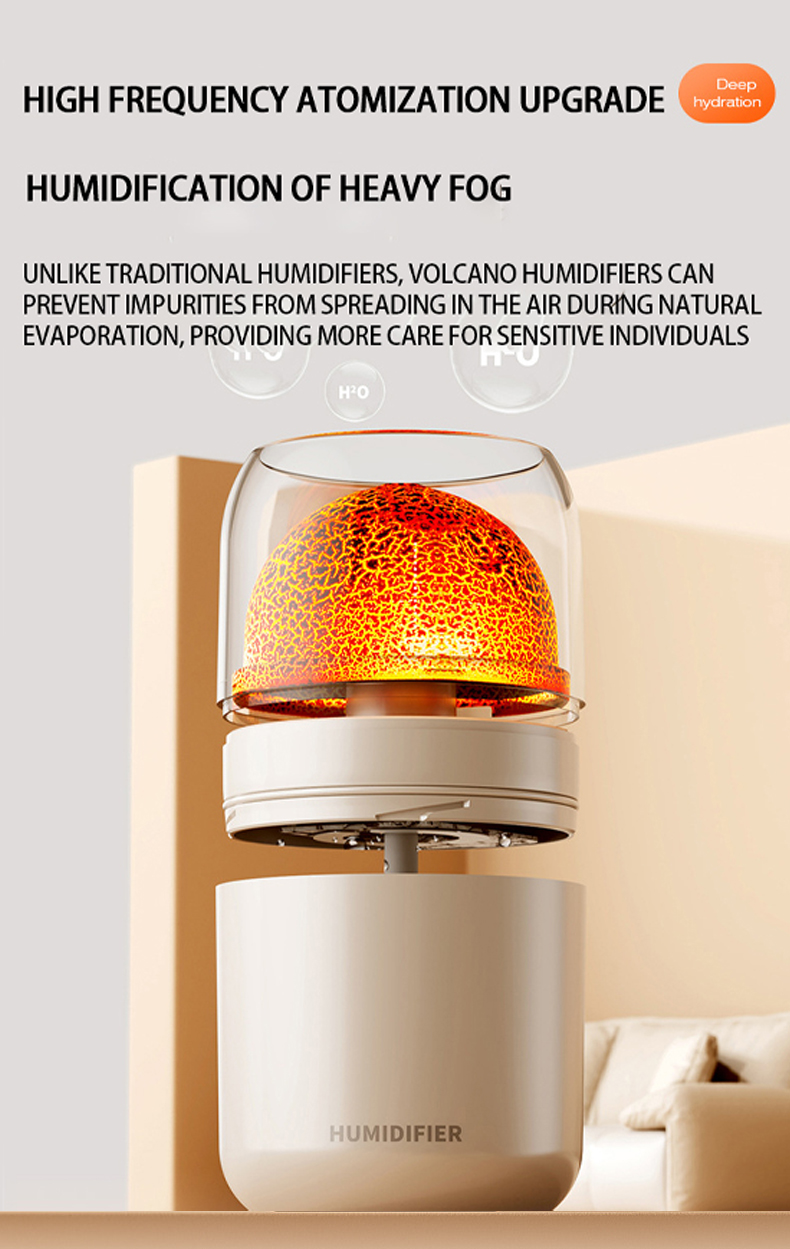 Large capacity 300ml Aroma Diffuser Automatic color change Rechargeable ...