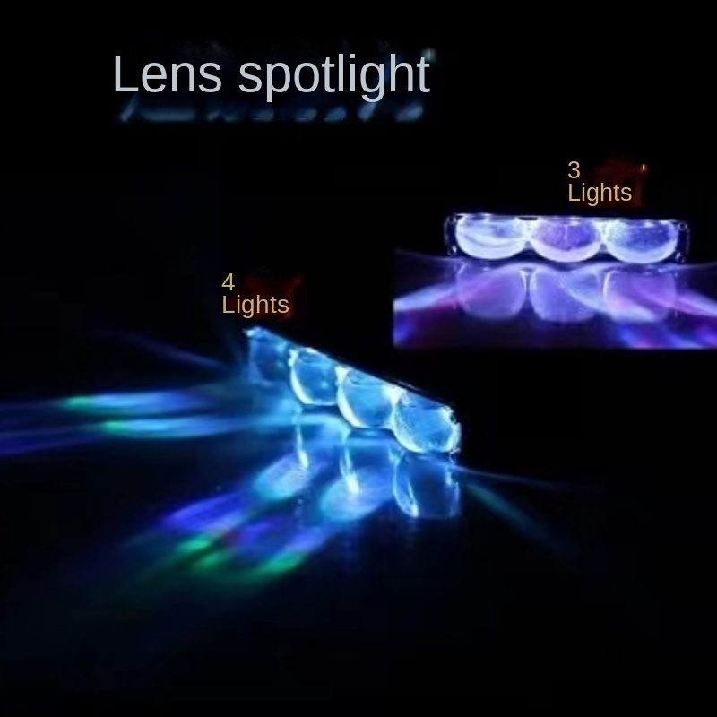 Mini Matrix Laser Headlights For Car Grille Lights Yellow And White LED ...