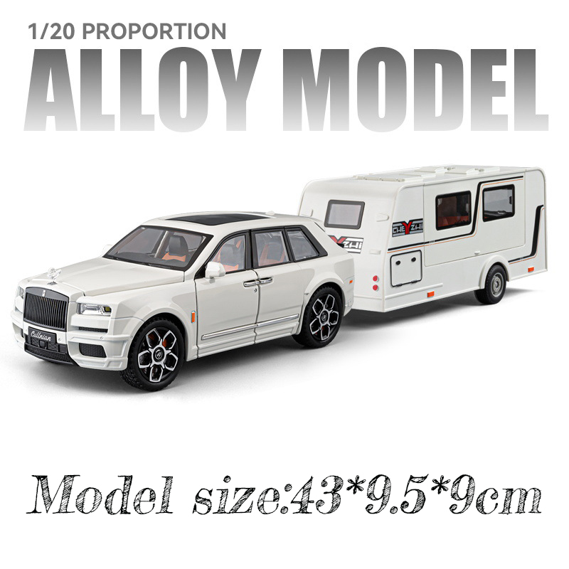 1:20 Scale Rolls Royce Cullinan RV Alloy Car Model Diecast Car Sound ...