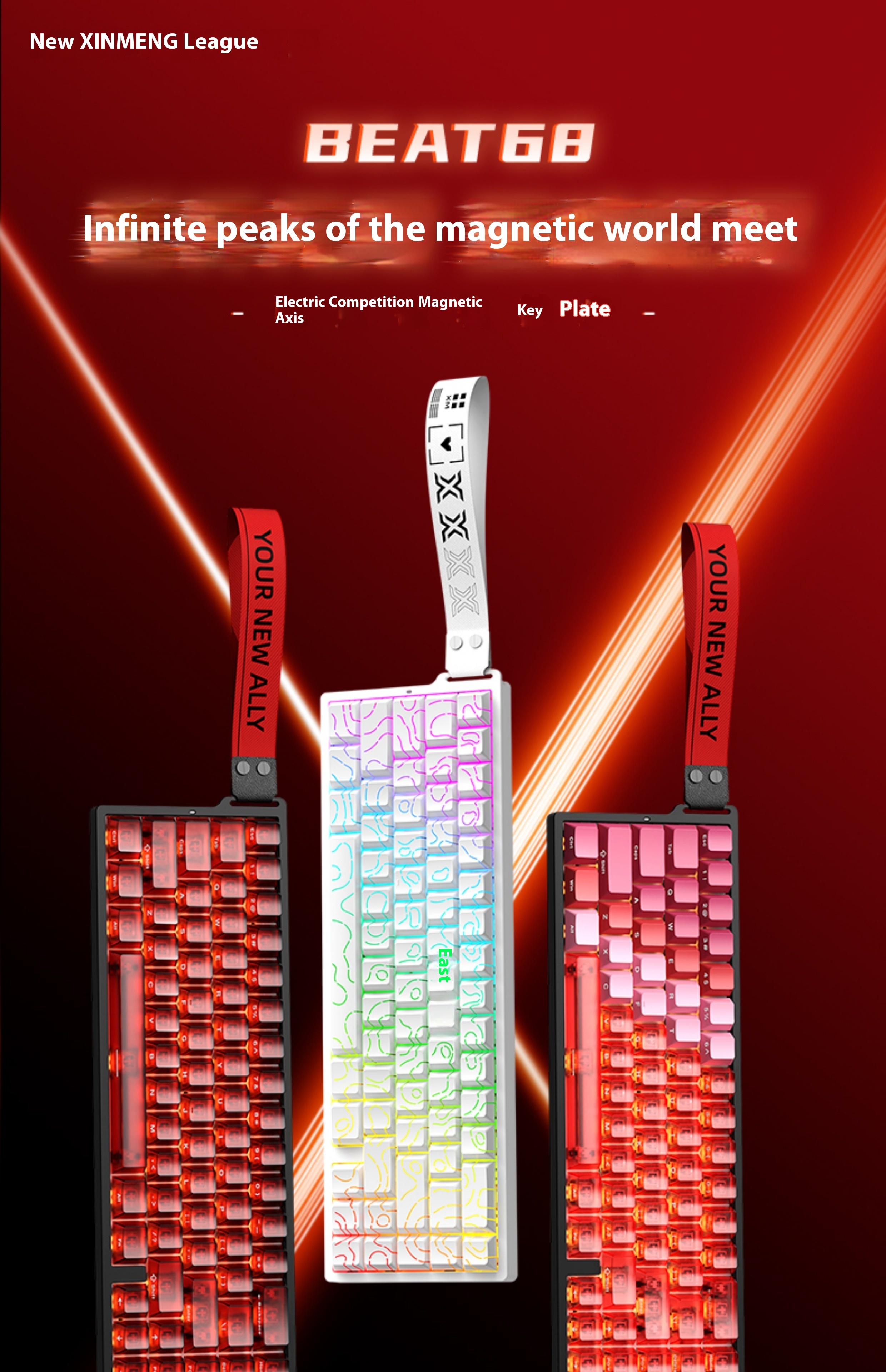 XINMENG Beat68 Magnetic Switch Keyboard Mechanical Keyboard Wireless ...