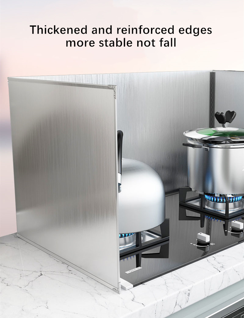Stainless steel kitchen gas stove for cooking oil spill oil baffle ...