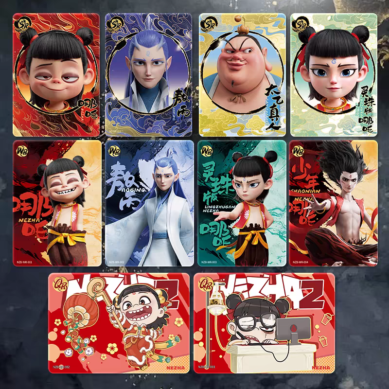 120 Nezha card 敖丙 Spirit Flame Pack Rare CR/SR/SSR kad Nezha ...