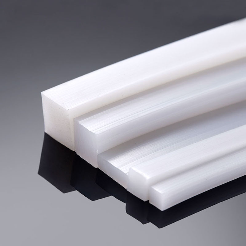 Square Silicone Rubber Solid Seal Strips White Square Weatherstrip Anti Oil Heat Resistance Seal ...