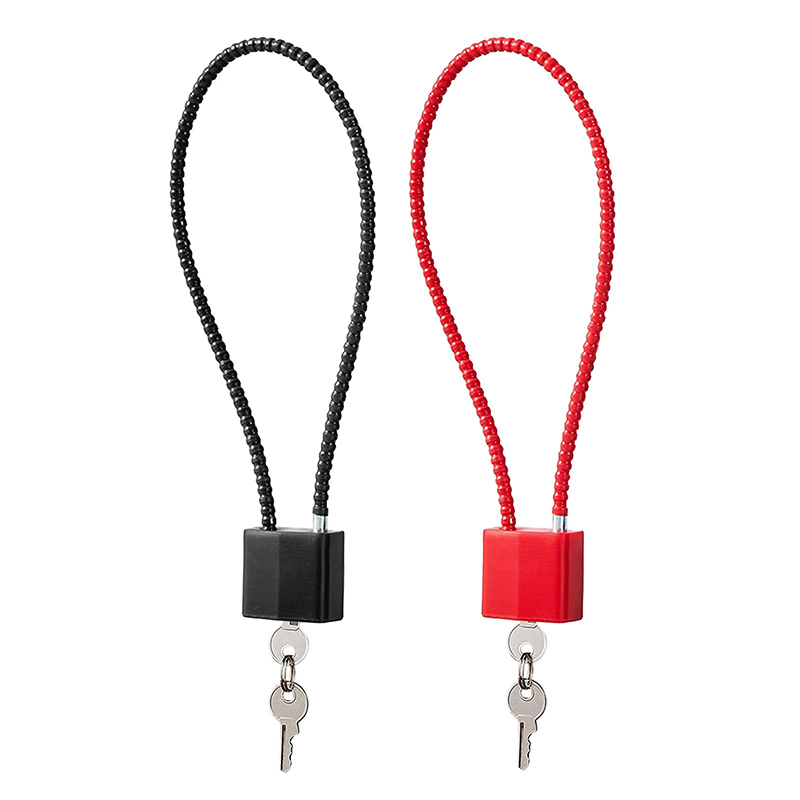 KIPRUN Cable Lock, 38cm Luggage Wire Locks With 3 Keys, Waterproof Zinc ...