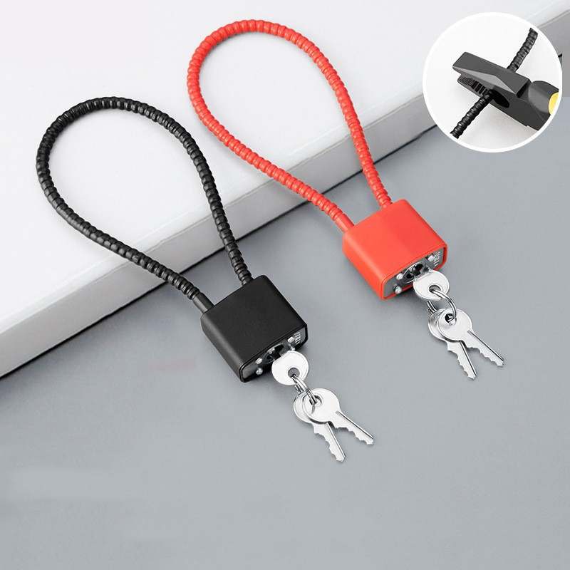 KIPRUN Cable Lock, 38cm Luggage Wire Locks With 3 Keys, Waterproof Zinc ...