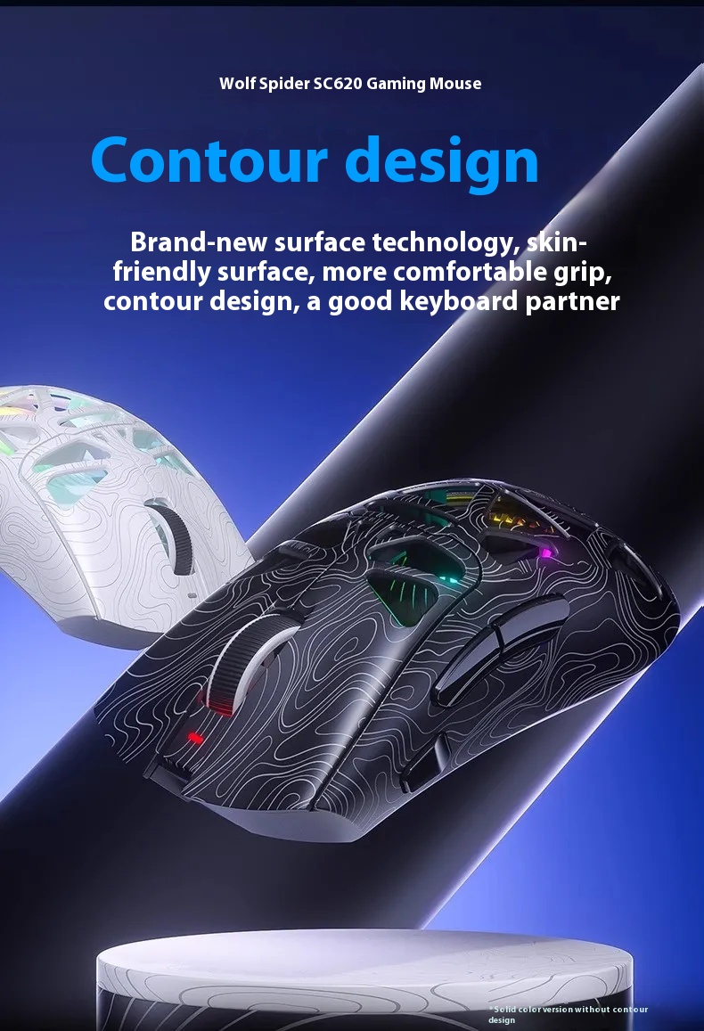 Aula SC620 Wireless Mouse 3-mode Bluetooth Light Weight Mice RGB ...