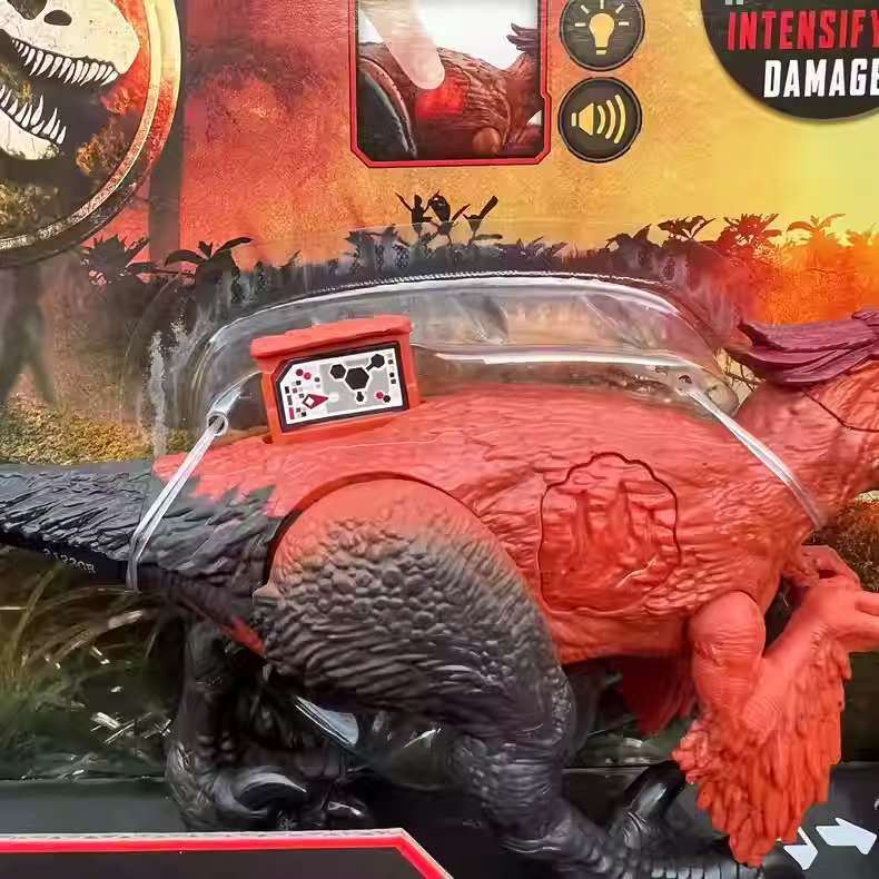 Jurassic World Epic Attack Pyroraptor Dinosaur Toy Figure with Damage ...