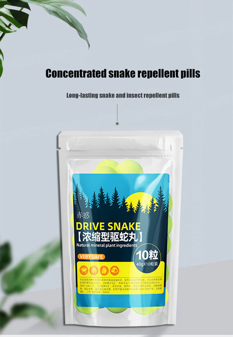 👍No Snakes in 50 Years🐍Long-Acting Snake Repellent 10 pellets Free 10 ...