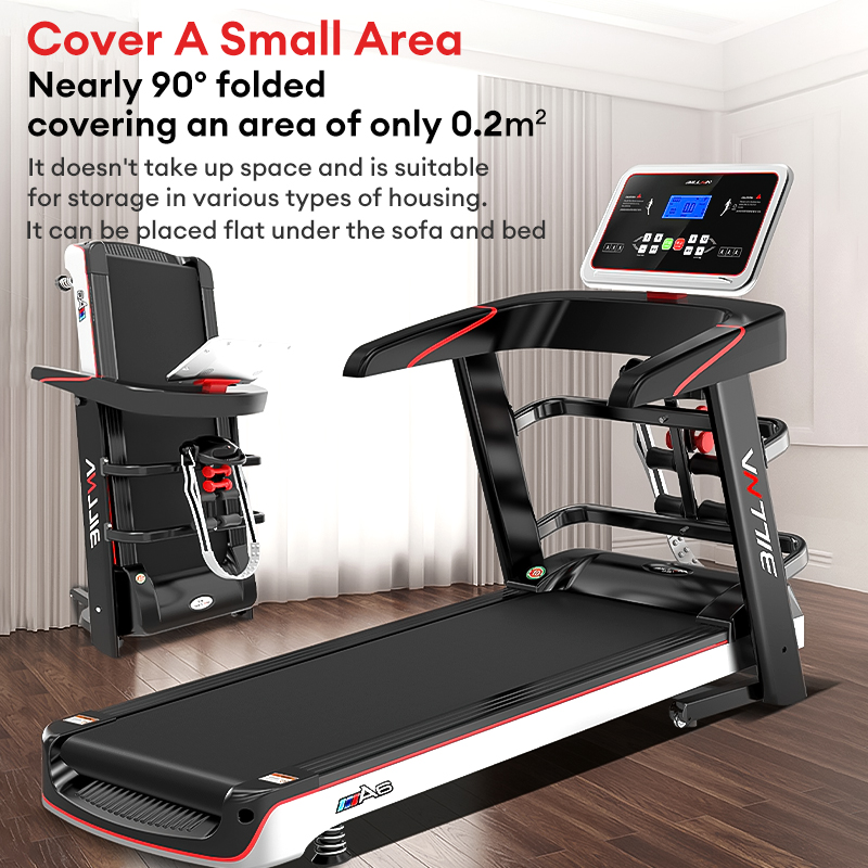 4.0HP Walking Treadmill With Handle Walking Pad Machine Jogging Multi ...